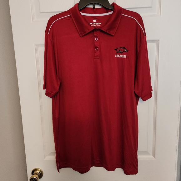 Colosseum | Shirts | Mens Arkansas Razorback Polo Shirt | Poshmark